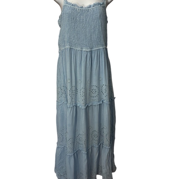 Jessica Simpson | Dresses | Jessica Simpson Gray Maxi Sundress With ...